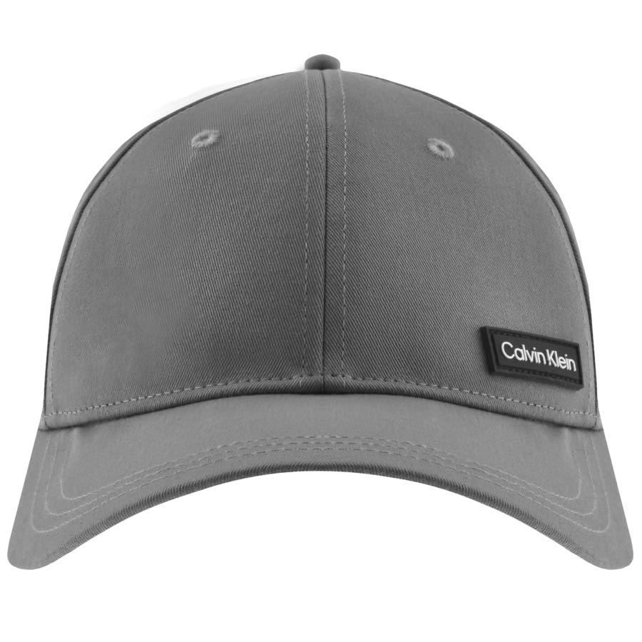 Calvin Klein Patch Logo Cap Grey | Mainline Menswear Australia