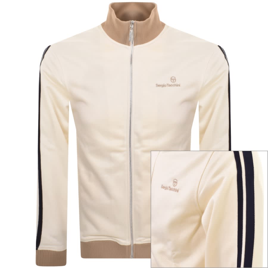 Sergio Tacchini Adriano Track Top Ivory | Mainline Menswear United States