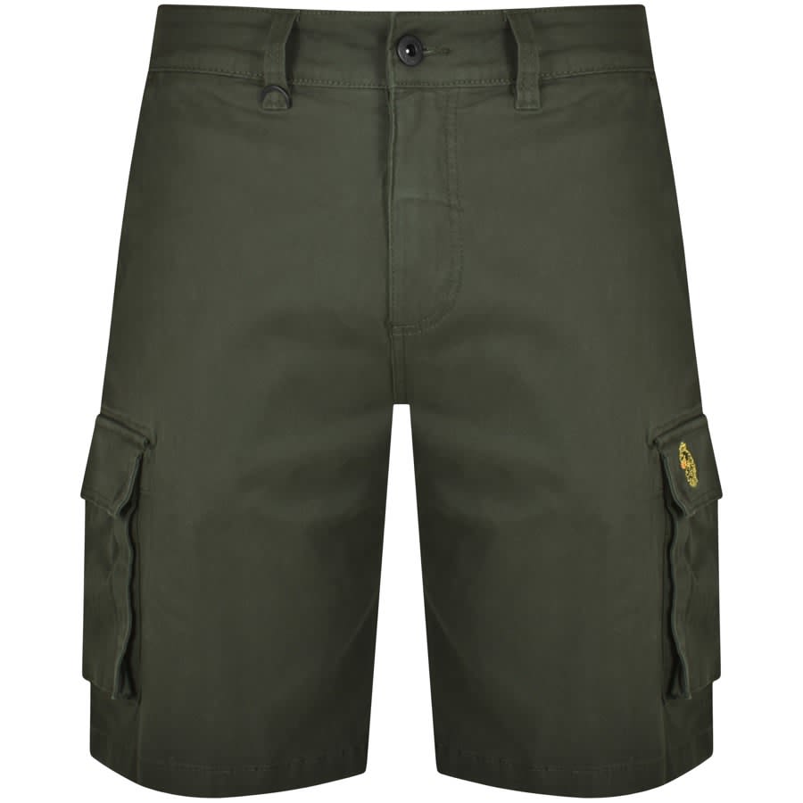 Luke 1977 Club Future Cargo Shorts Green | Mainline Menswear