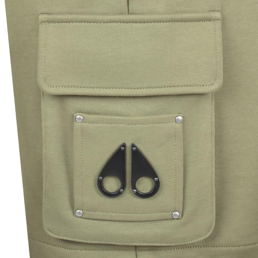 Moose Knuckles Hartsfield Cargo Shorts Green | Mainline Menswear United ...