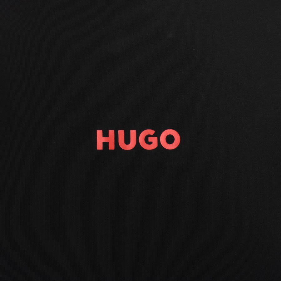 HUGO Lounge Linked Hoodie Black | Mainline Menswear