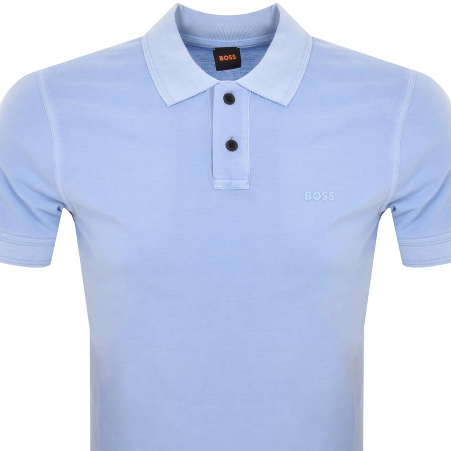 BOSS Prime Polo T Shirt Blue | Mainline Menswear United States