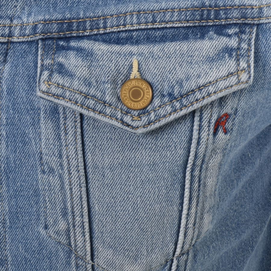 Replay Denim Jacket Blue | Mainline Menswear United States