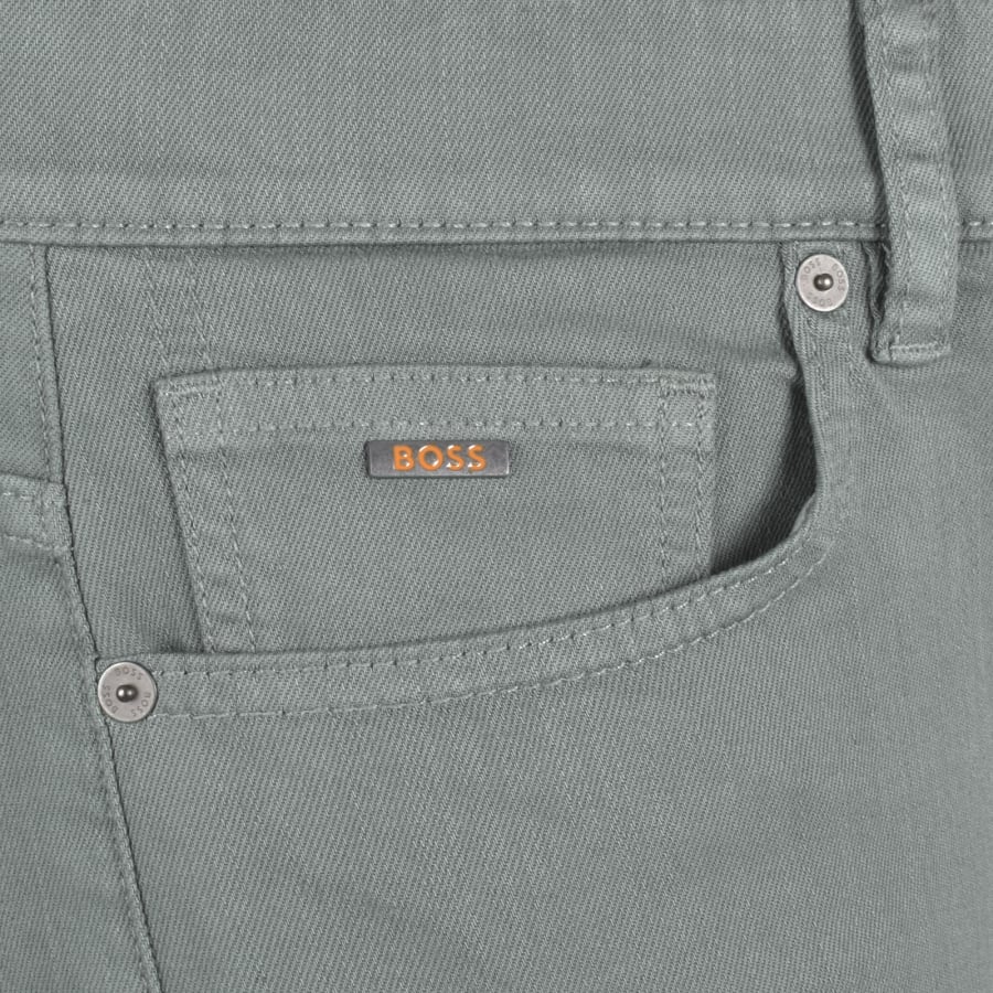 BOSS Delaware Slim Shorts Grey | Mainline Menswear