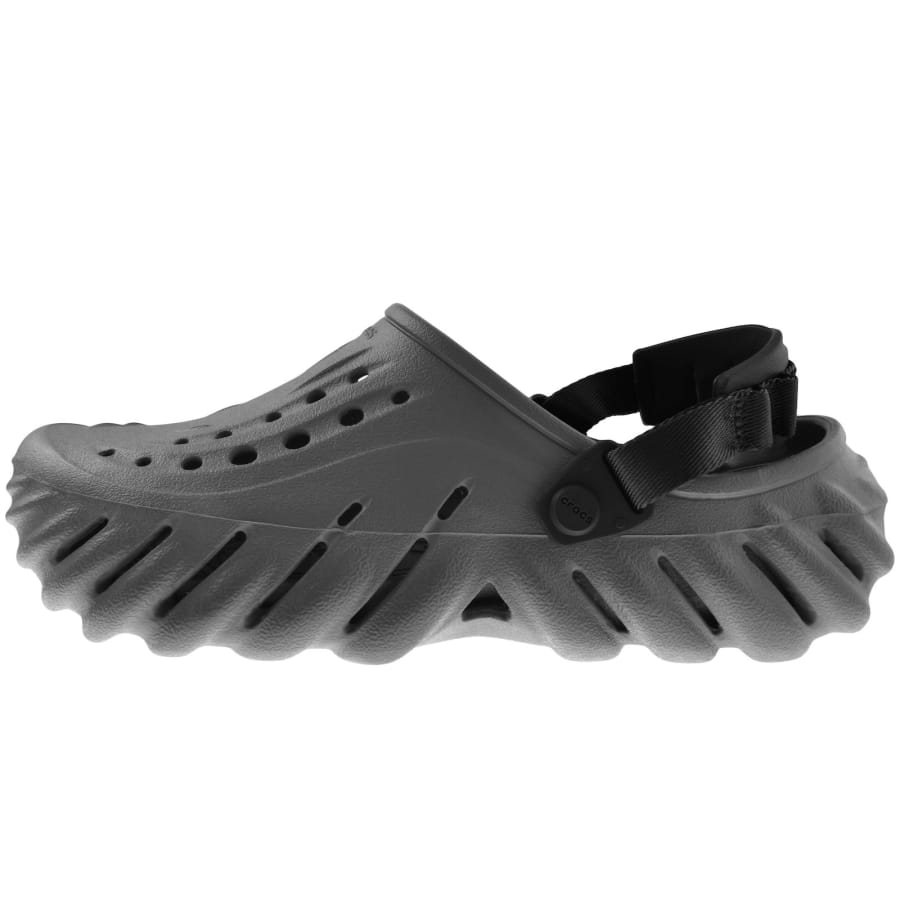 Crocs Echo Sliders Grey | Mainline Menswear