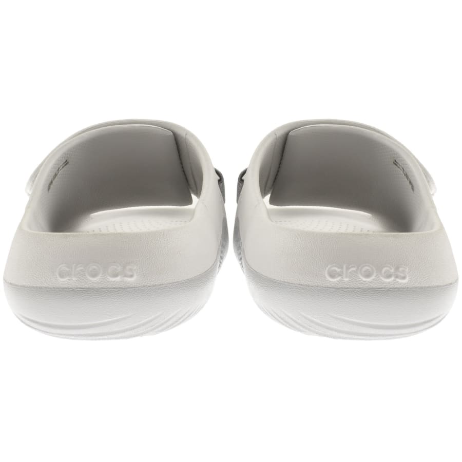 Crocs Mellow Luxe Recovery Sliders Grey | Mainline Menswear United States