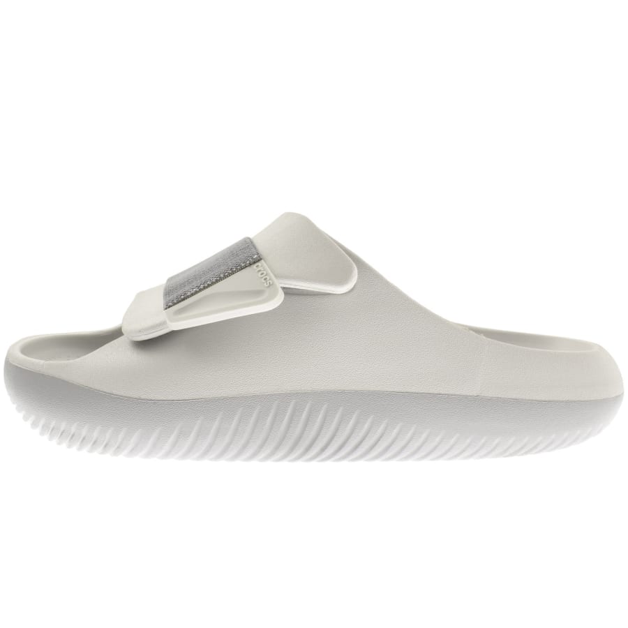 Crocs Mellow Luxe Recovery Sliders Grey | Mainline Menswear United States