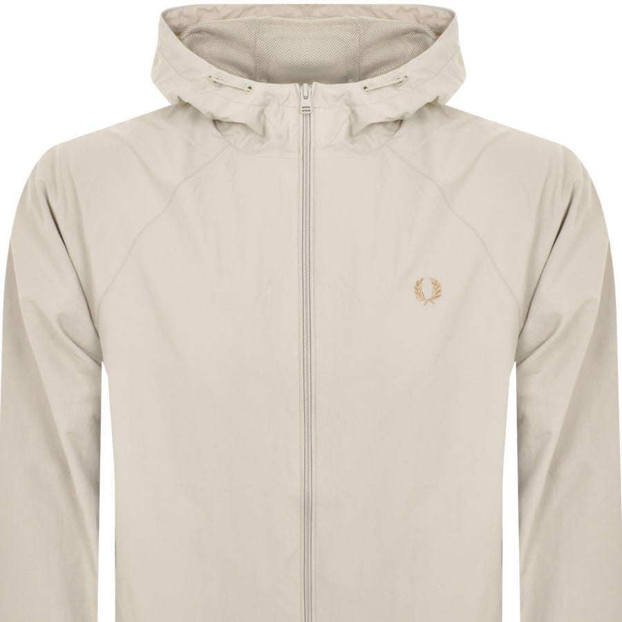 Fred Perry Hooded Shell Jacket Grey | Mainline Menswear Ireland