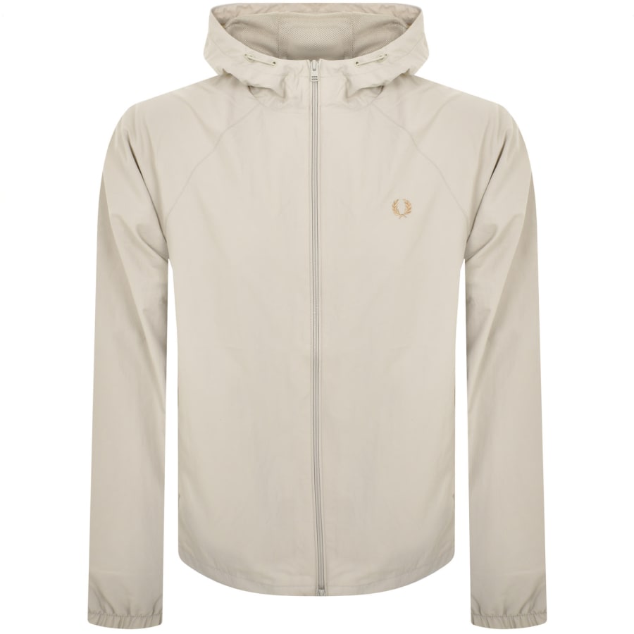 Fred Perry Hooded Shell Jacket Grey | Mainline Menswear