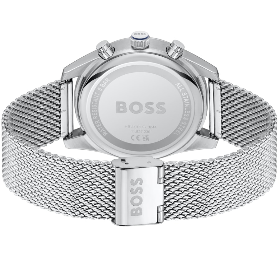 BOSS Skytraveller Watch Silver | Mainline Menswear