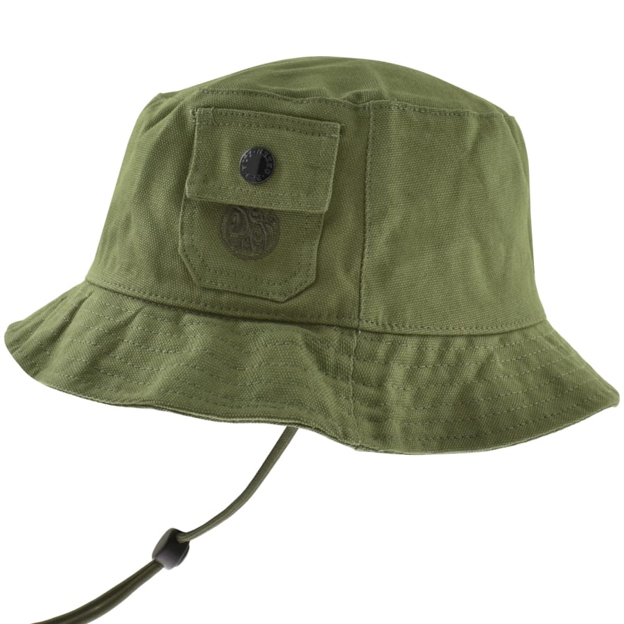 Pretty Green Prestleigh Pocket Hat Khaki | Mainline Menswear United States