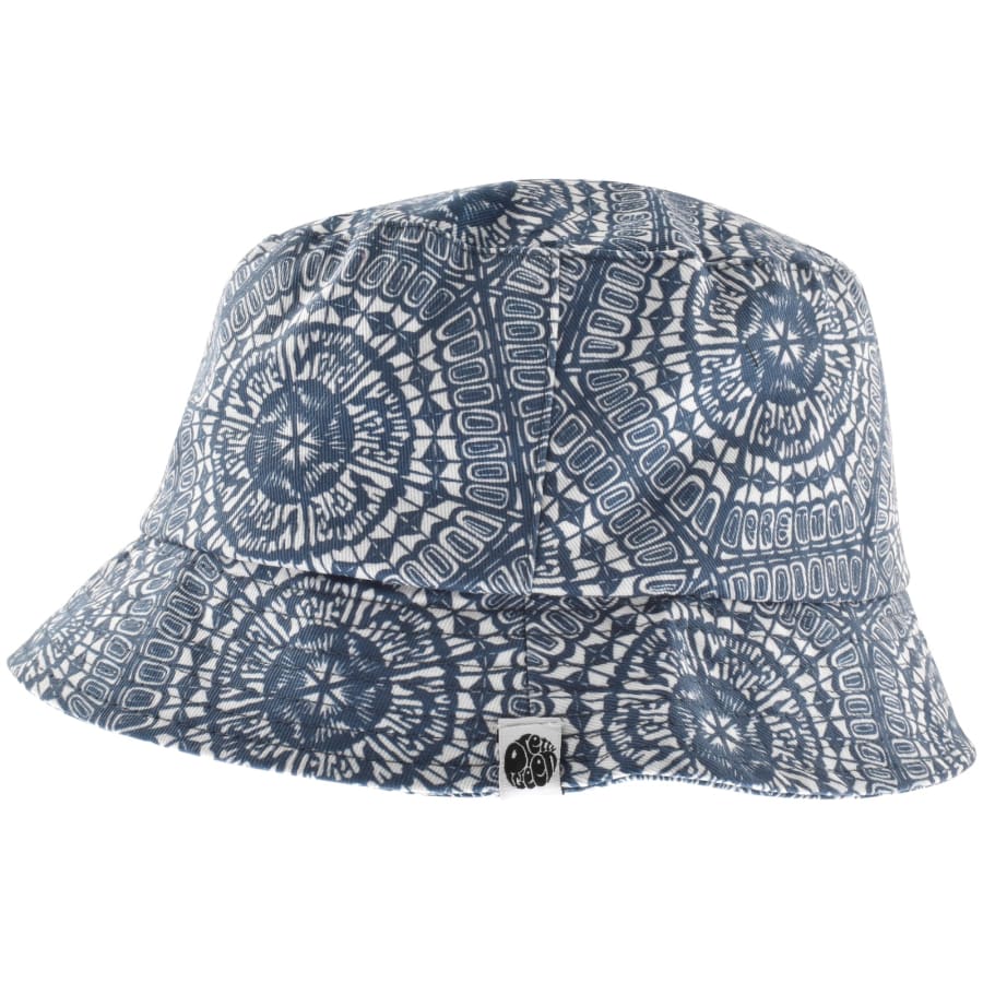 Pretty Green Anaheim Geo Print Bucket Hat Navy | Mainline Menswear