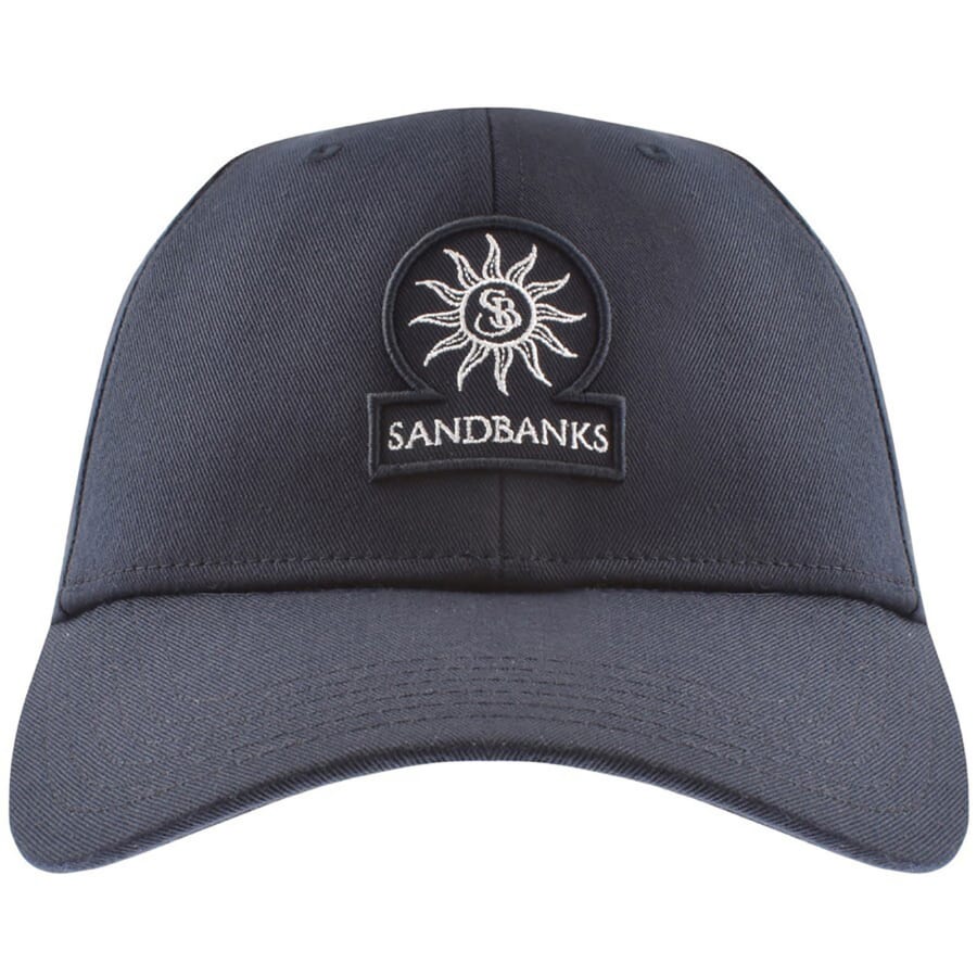Sandbanks Badge Logo Baseball Cap Navy | Mainline Menswear