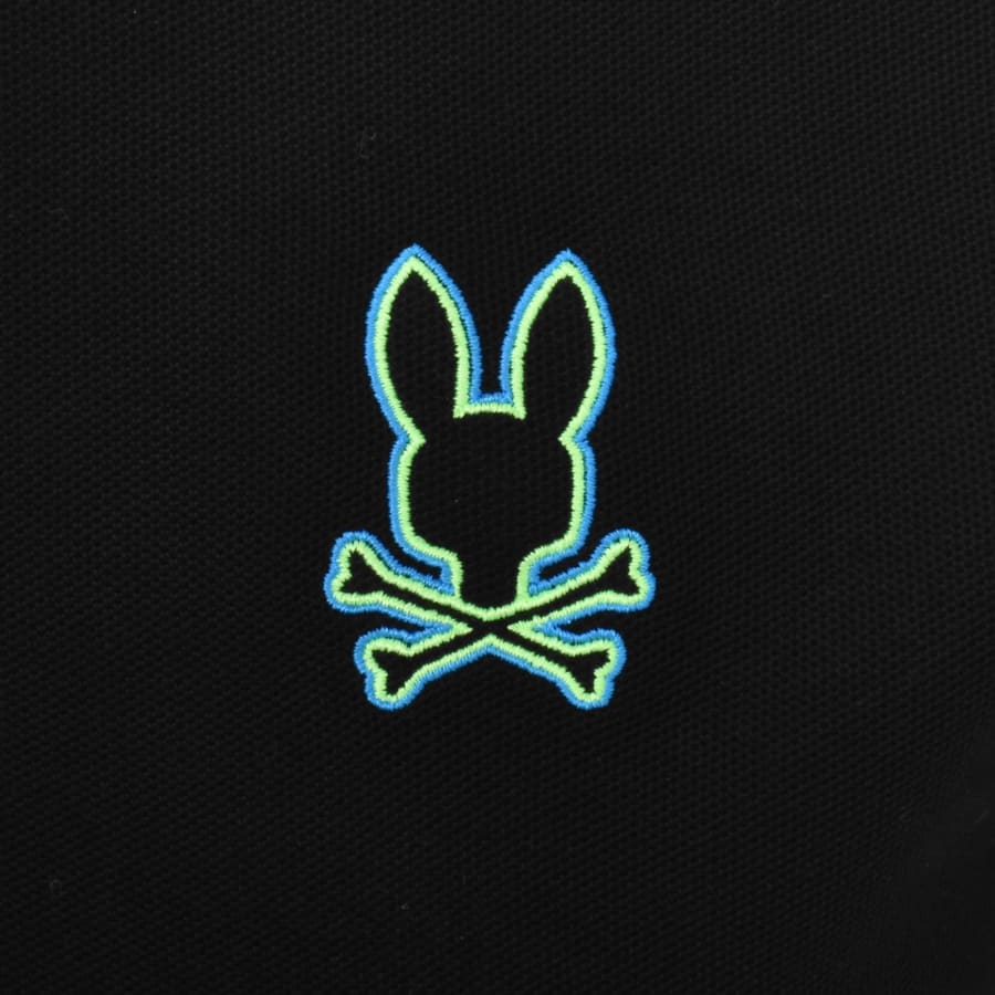 Psycho Bunny Saratoga Polo T Shirt Black | Mainline Menswear