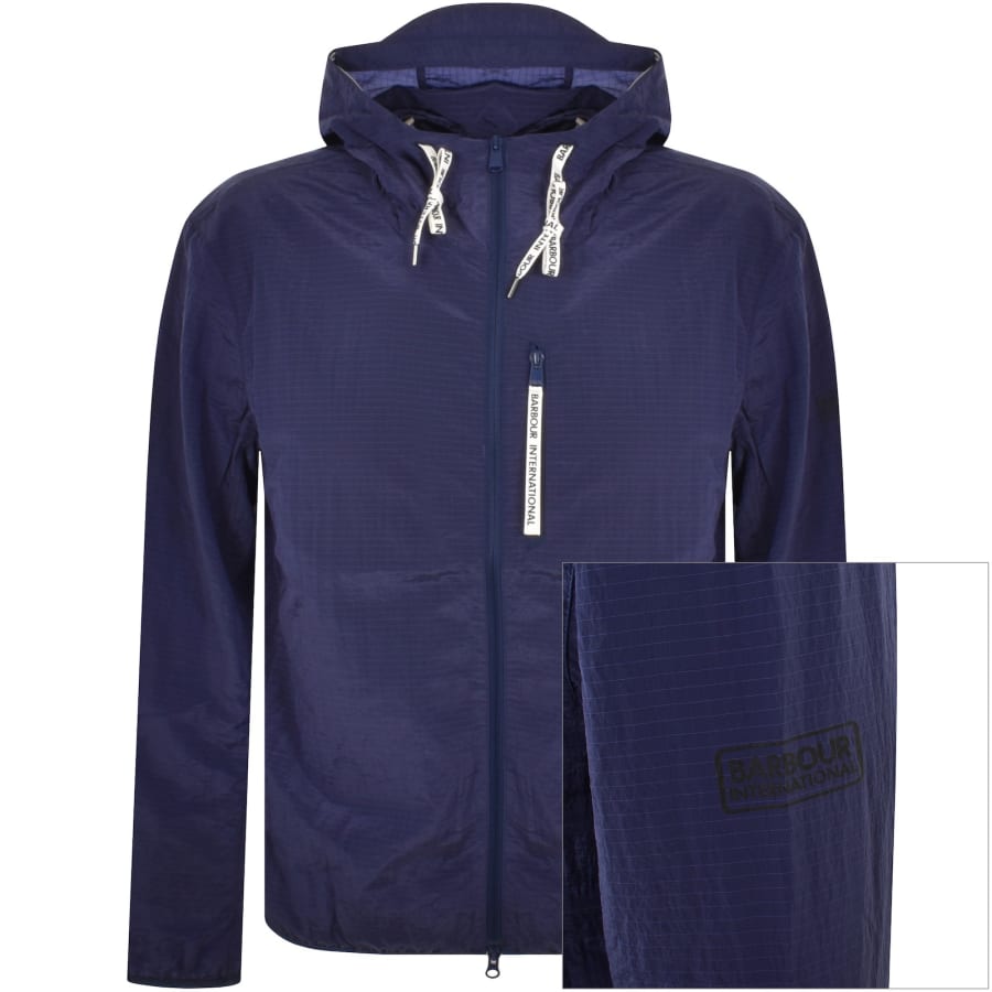 Barbour International Exchange Jacket Navy | Mainline Menswear