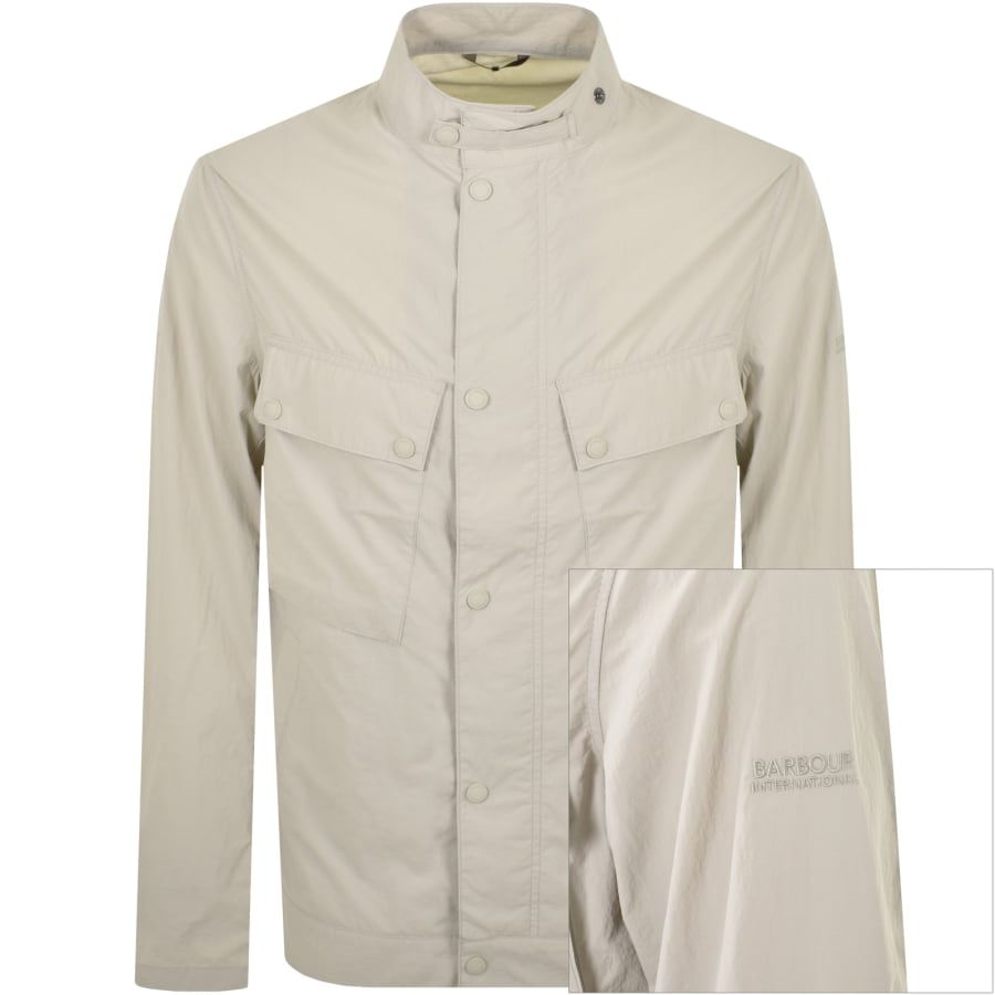 Barbour International Hayledon Jacket Beige | Mainline Menswear