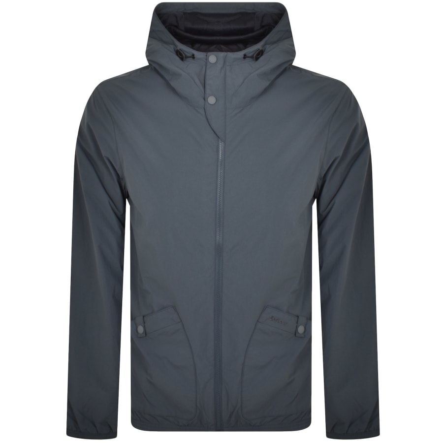 Barbour Hooded Farnham Jacket Grey | Mainline Menswear