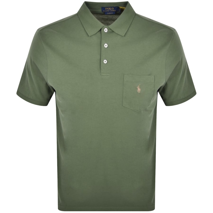 Ralph Lauren Classic Polo T Shirt Green | Mainline Menswear