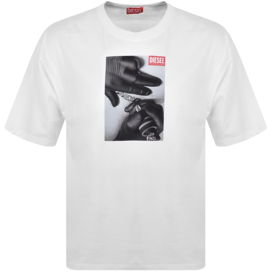 Diesel T Boxt K4 T Shirt White | Mainline Menswear
