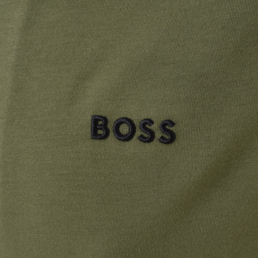 BOSS Mix And Match Full Zip Hoodie Green | Mainline Menswear United States