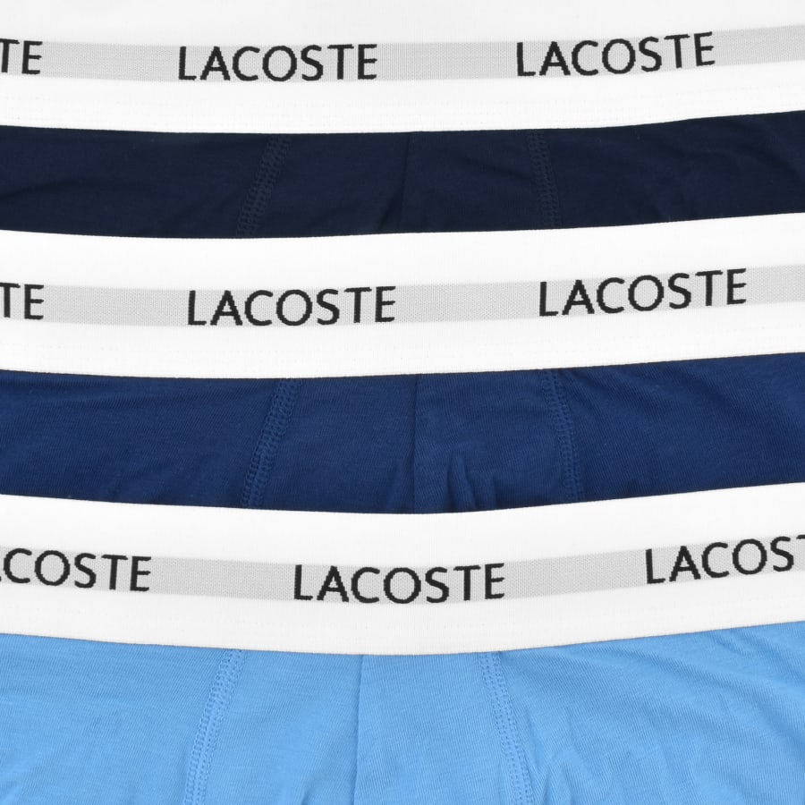 Lacoste Underwear 3 Pack Boxer Trunks | Mainline Menswear