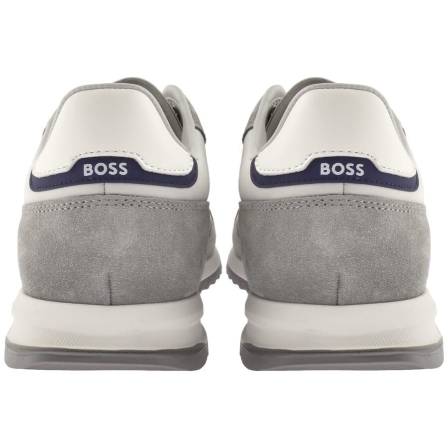 BOSS Zayn Low Profile Trainers Grey | Mainline Menswear