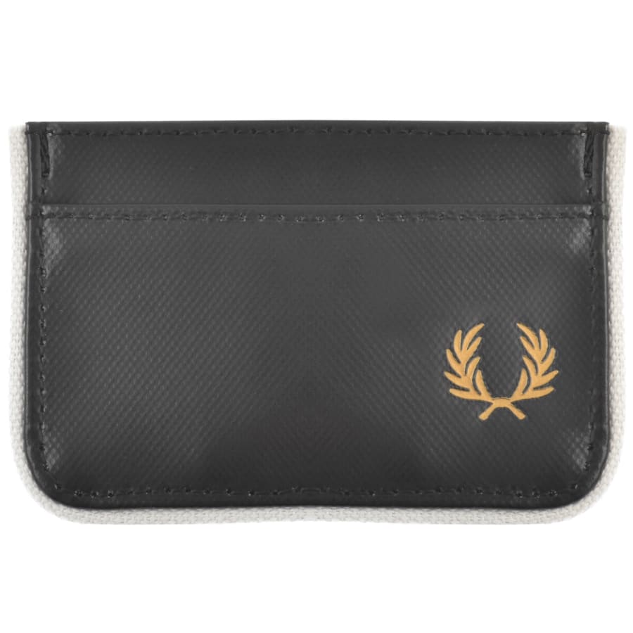 Fred Perry Coated Card Holder Black | Mainline Menswear Australia