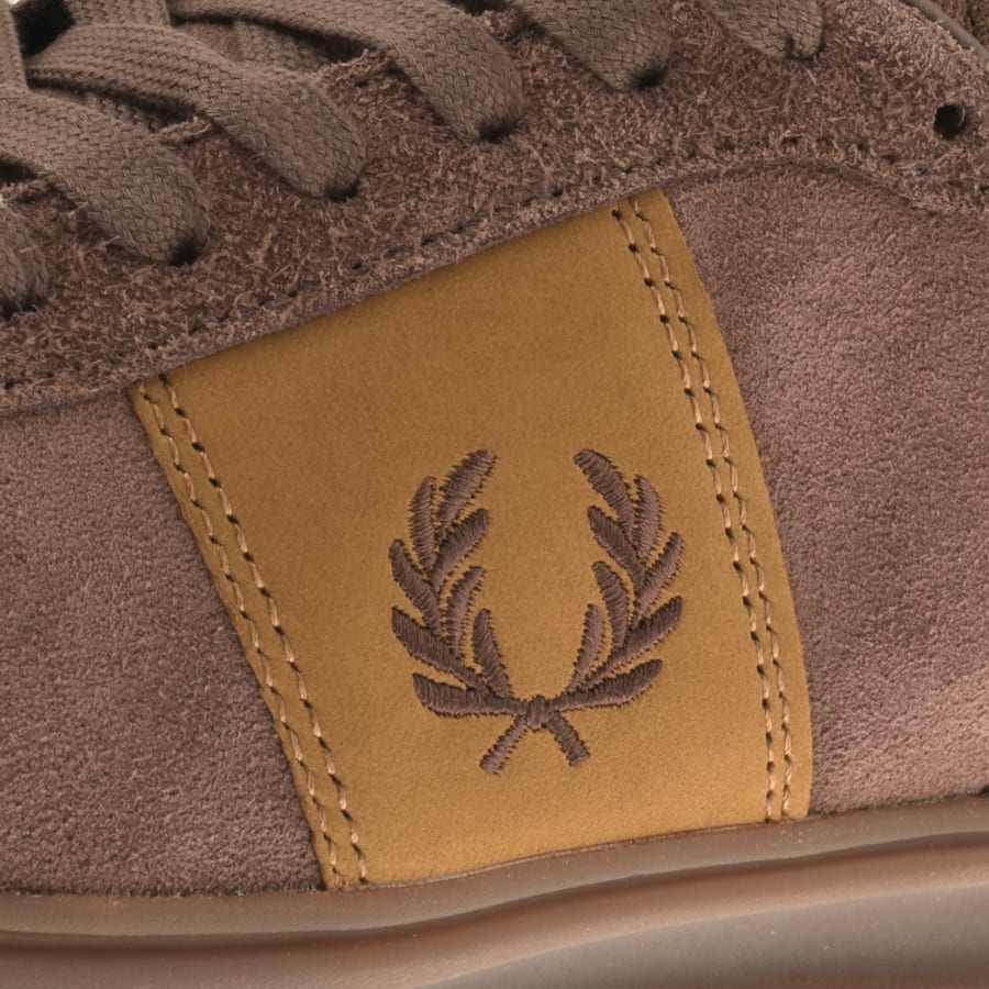 Fred Perry B4 Suede Trainers Brown | Mainline Menswear