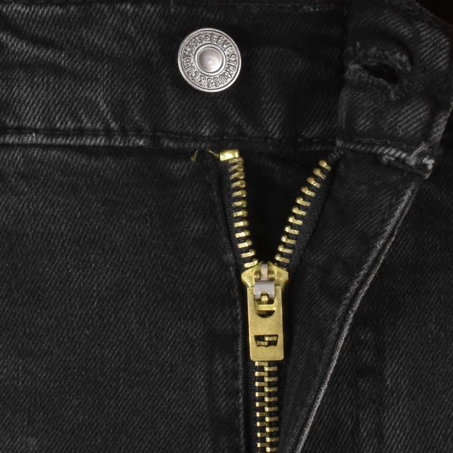 Levis 502 Tapered Jeans Black | Mainline Menswear