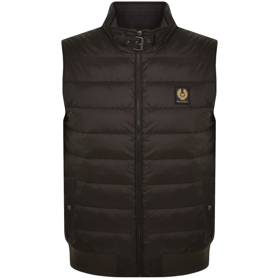 Belstaff Circuit Puffer Gilet Brown | Mainline Menswear