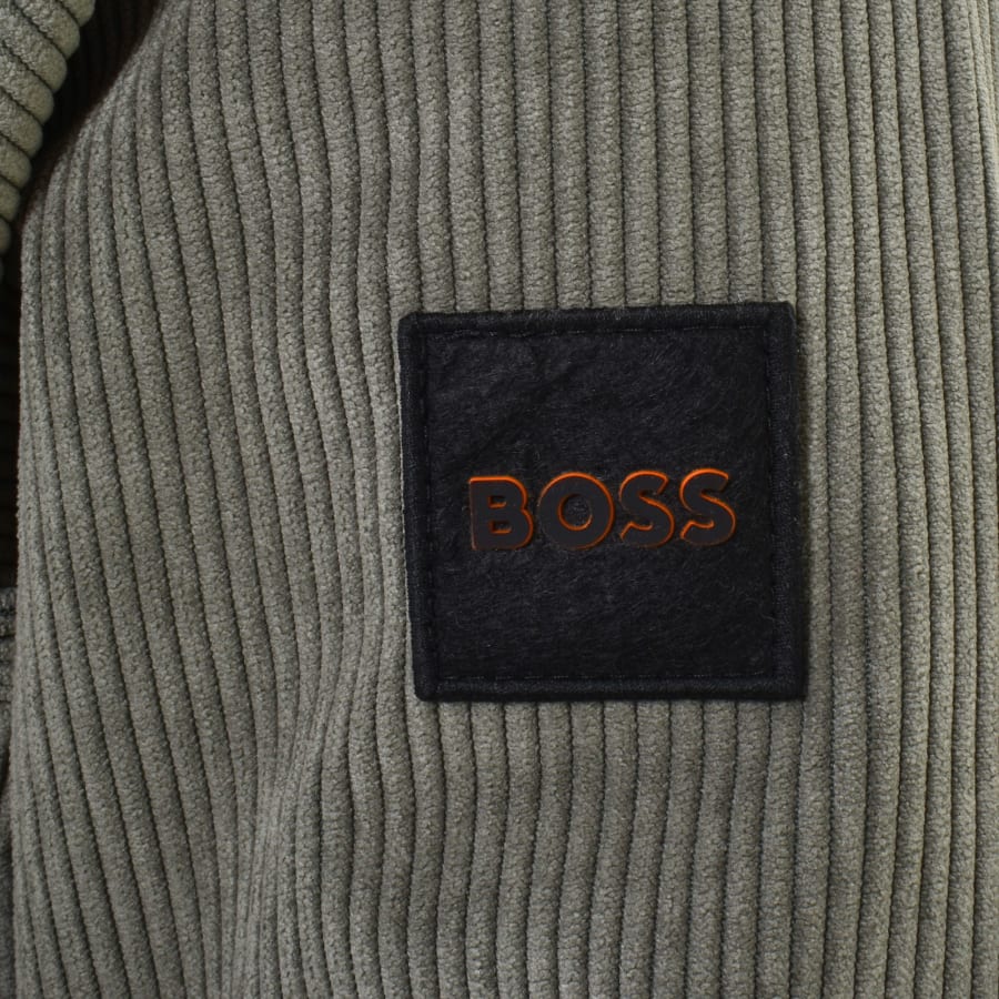 BOSS Lozzy Corduroy Overshirt Grey | Mainline Menswear