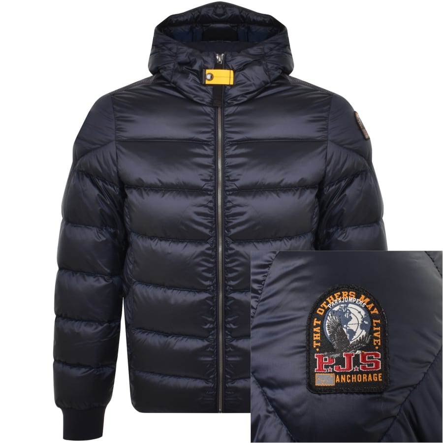 Parajumpers Pharrell Hooded Jacket Navy | Mainline Menswear