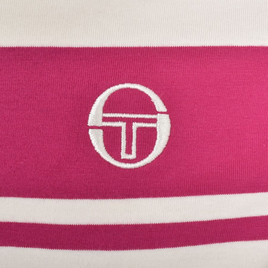 Sergio Tacchini Logo T Shirt Cream | Mainline Menswear
