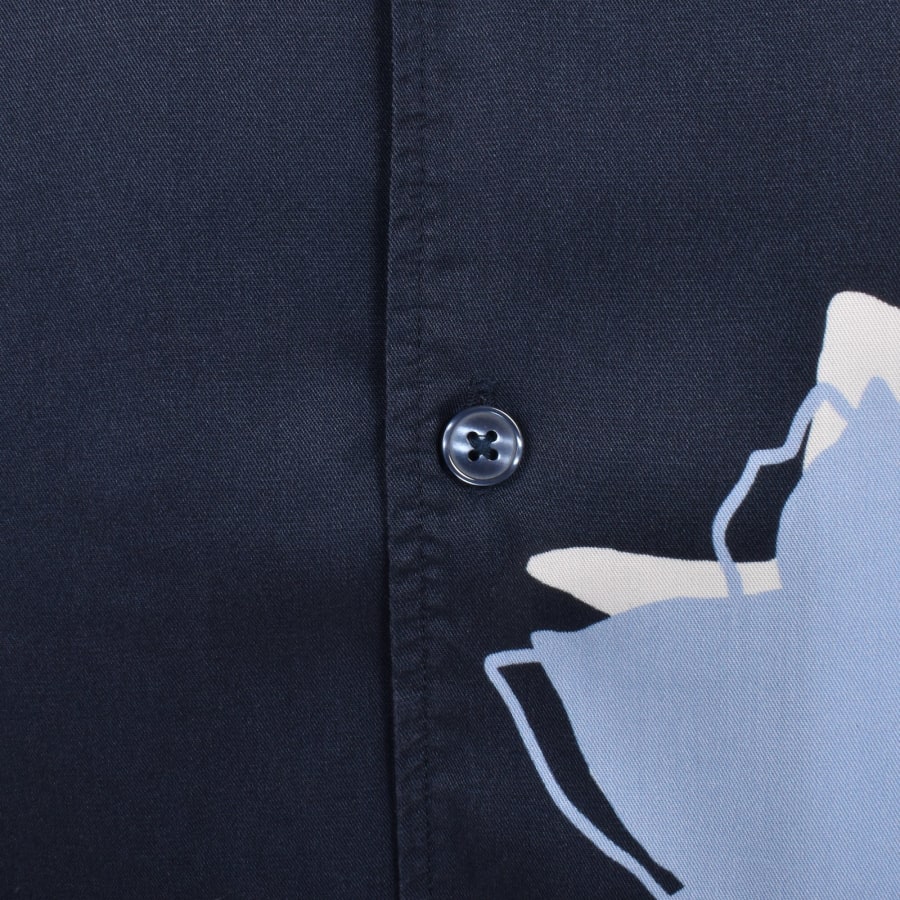 BOSS C Lars Short Sleeve Shirt Blue | Mainline Menswear Ireland